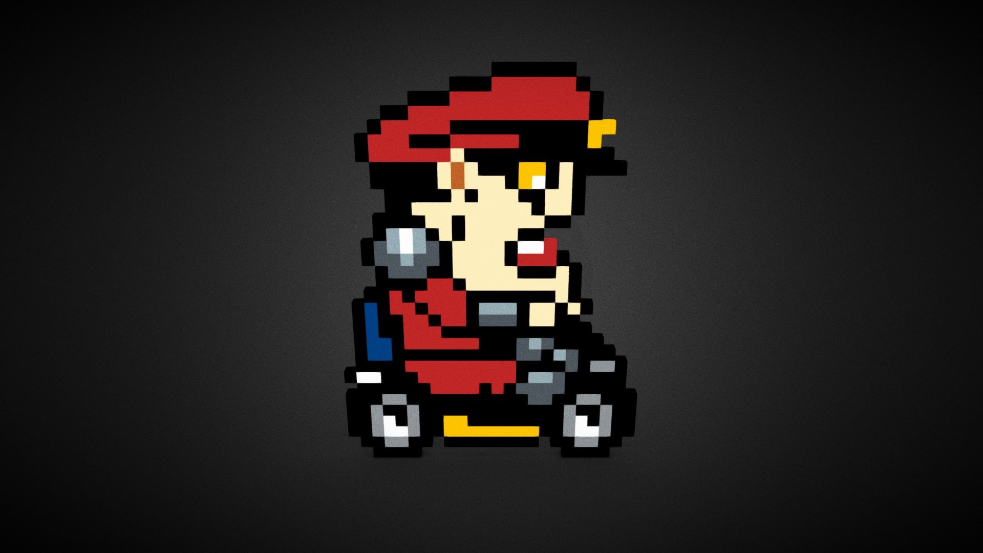 SMK095 - Super Pixel Kart M. Bison - Buy Royalty Free 3D model by ...