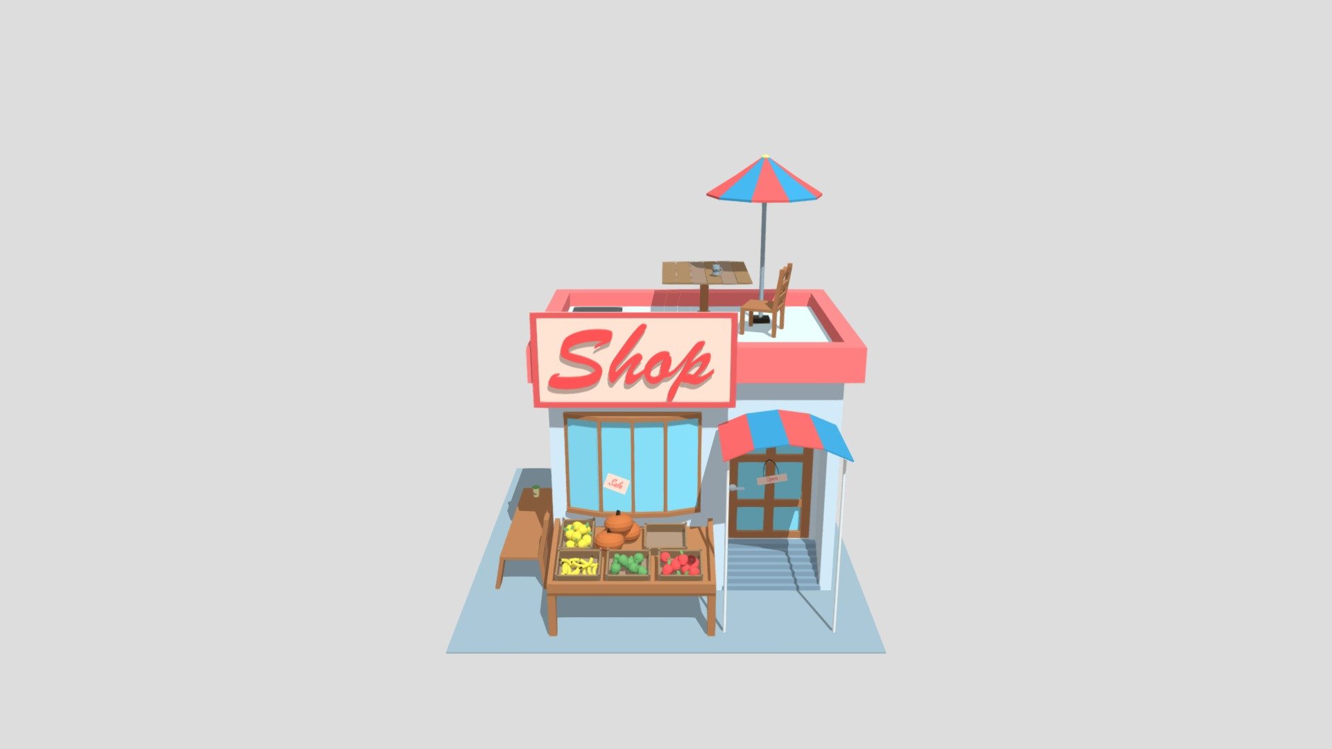 Classic Shop - Download Free 3D model by George (@gosha_pet) [4dd862e ...
