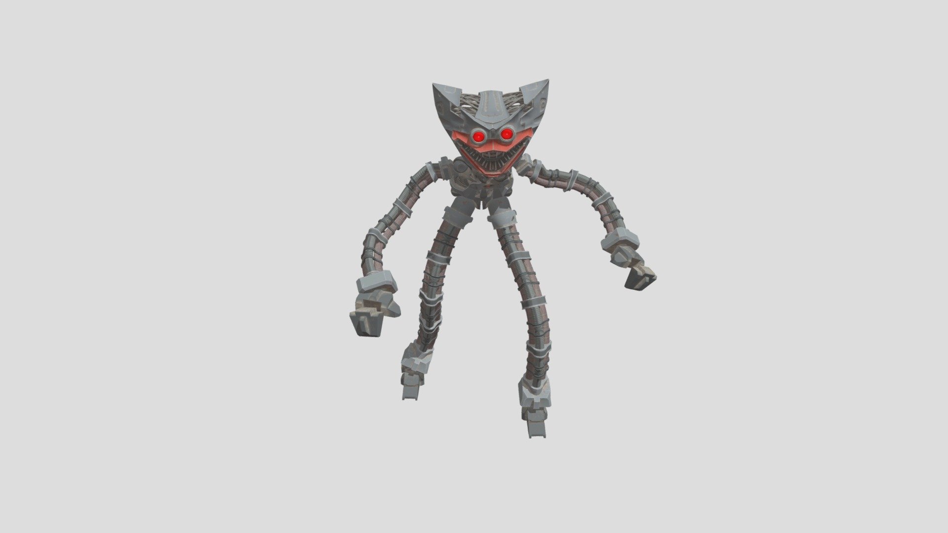 Robot-huggy-wuggy-project-playtime - Download Free 3D model by feddy_fazbear [4dd9f6e] - Sketchfab