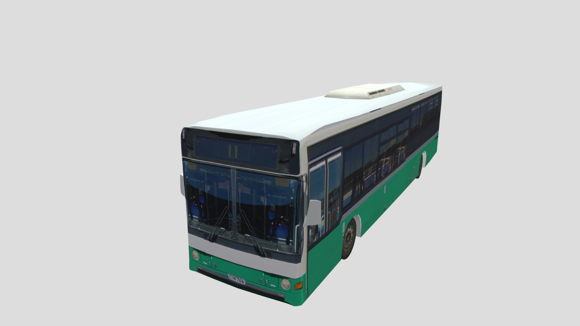 School Bus 3D Model For Cartoons Free Download - Download Free 3D model ...