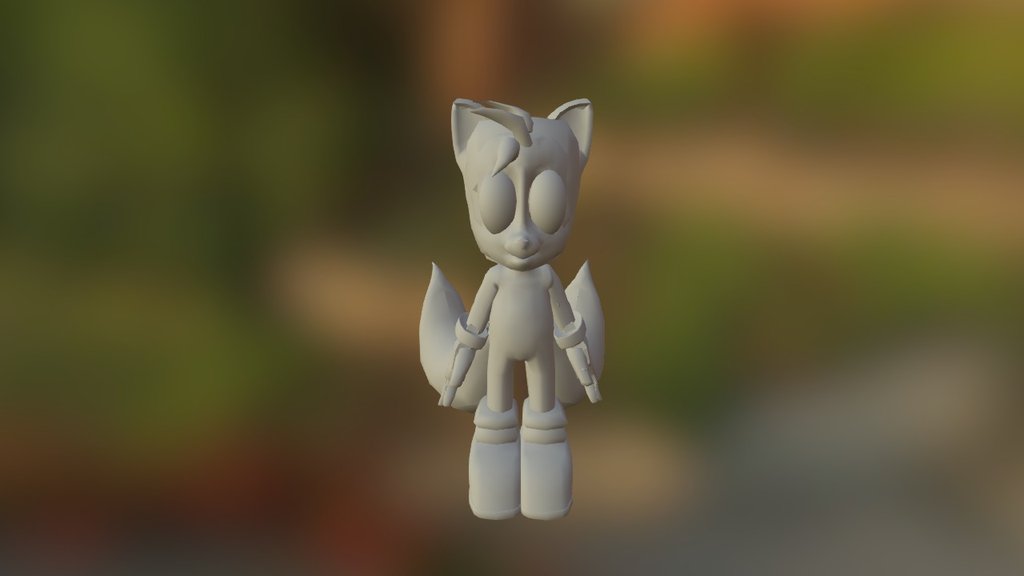 Tails Model - 3D model by buzzbuzz [4ddc80a] - Sketchfab