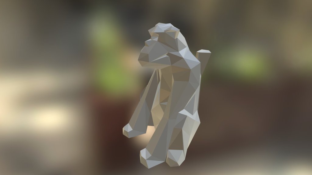 Monkey stl - 3D model by 3DPark (@alex3d77) [4ddceba] - Sketchfab