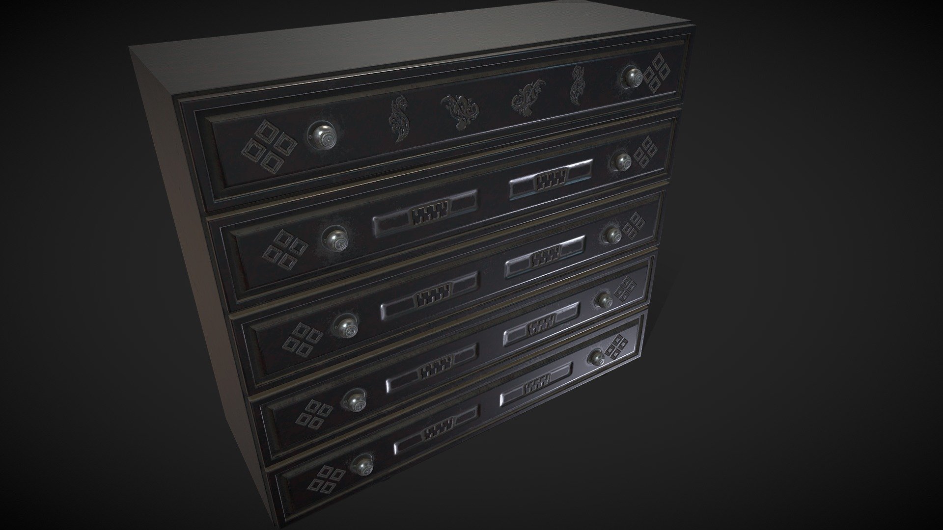 drawer the closet wooden - 2MB - Download Free 3D model by Mehdi ...