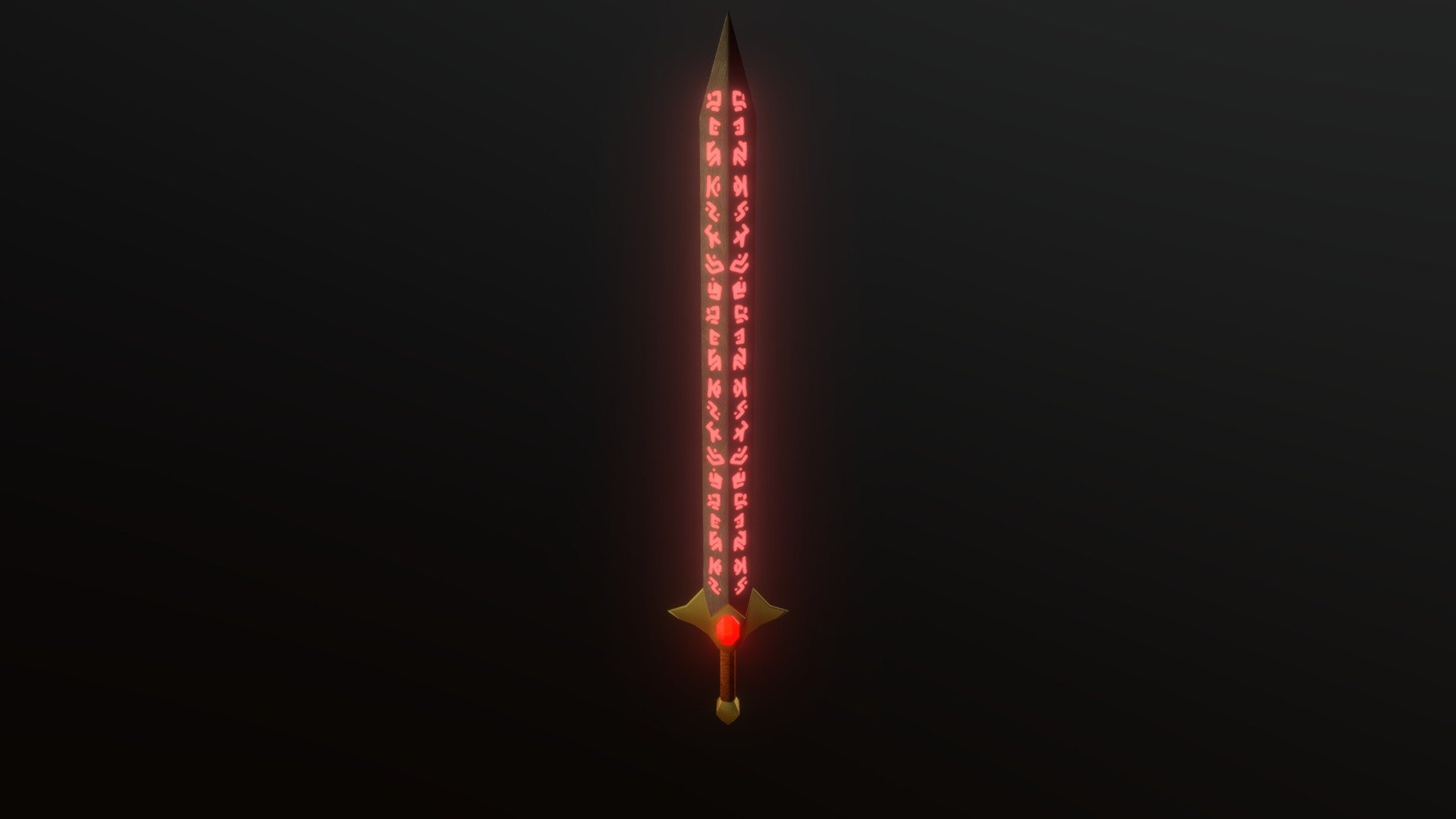 Hero Piece - Sword with Runes - 3D model by Minicooper110 [4dddfaa ...