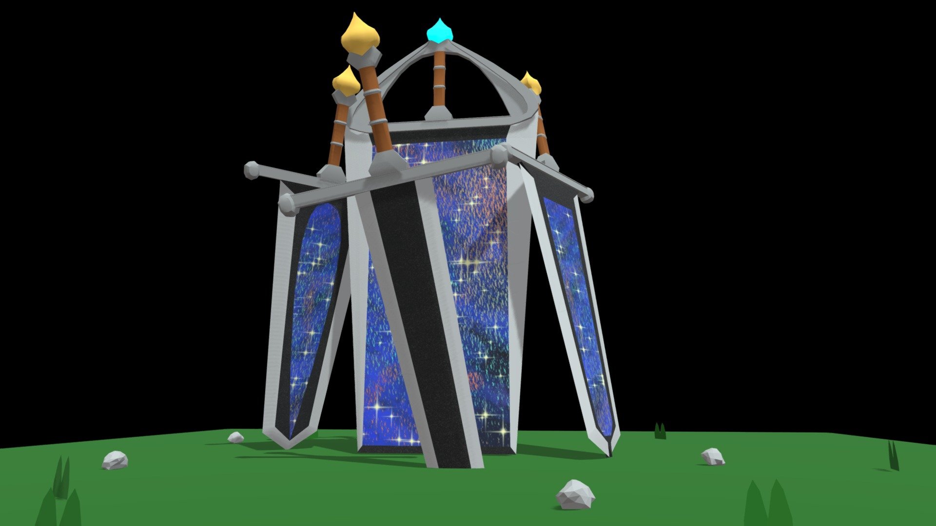 Infinity Gate Sword - Download Free 3D model by CrimsonJBK [4de0bf9 ...