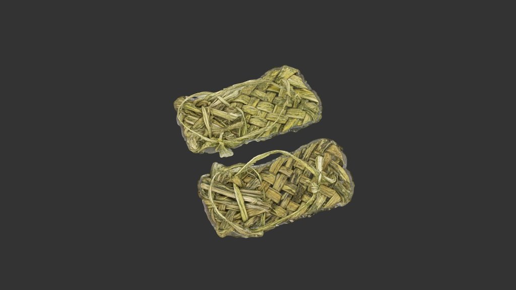Yucca sandals (top) - modern replica - Tonto NM - 3D model by doctorlp ...