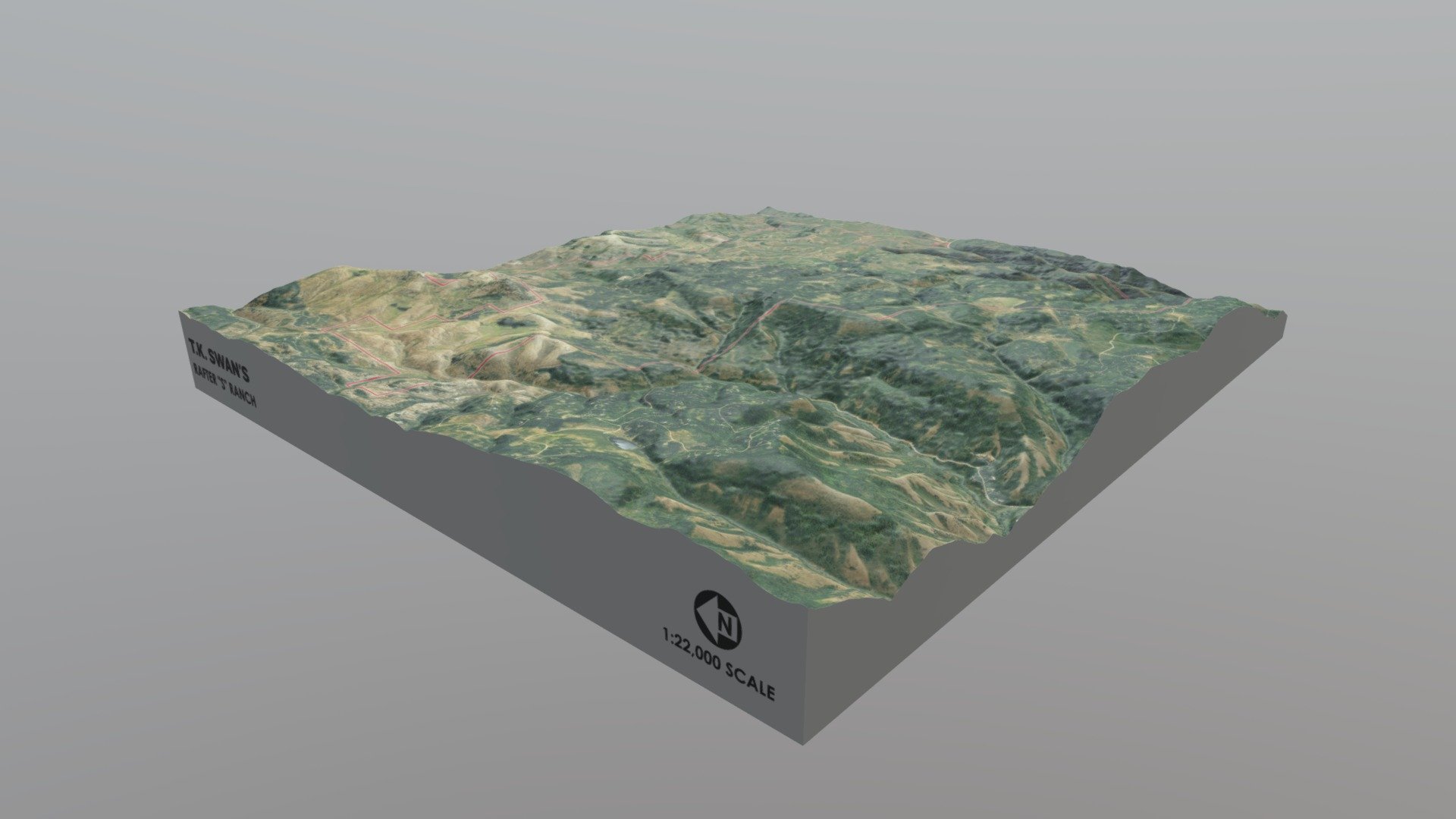 Utah Ranch 12x14 Map - 3D model by smartmAPPS [4de2990] - Sketchfab
