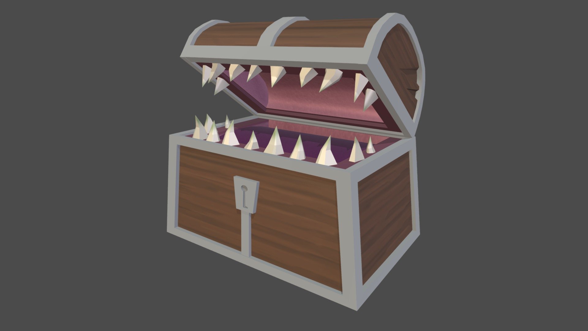 Lowpoly Mimic Chest - 3D model by Fendorkian [4de40d7] - Sketchfab
