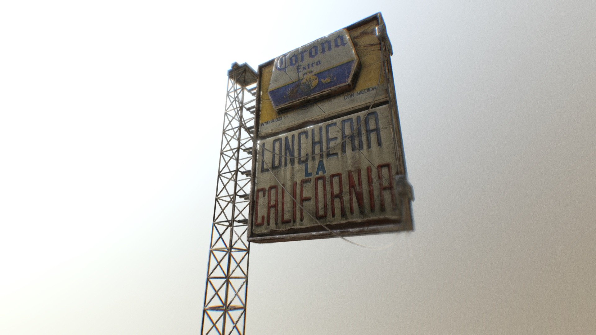 Post Apocalyptic Sign PBR - Buy Royalty Free 3D model by daftvid ...