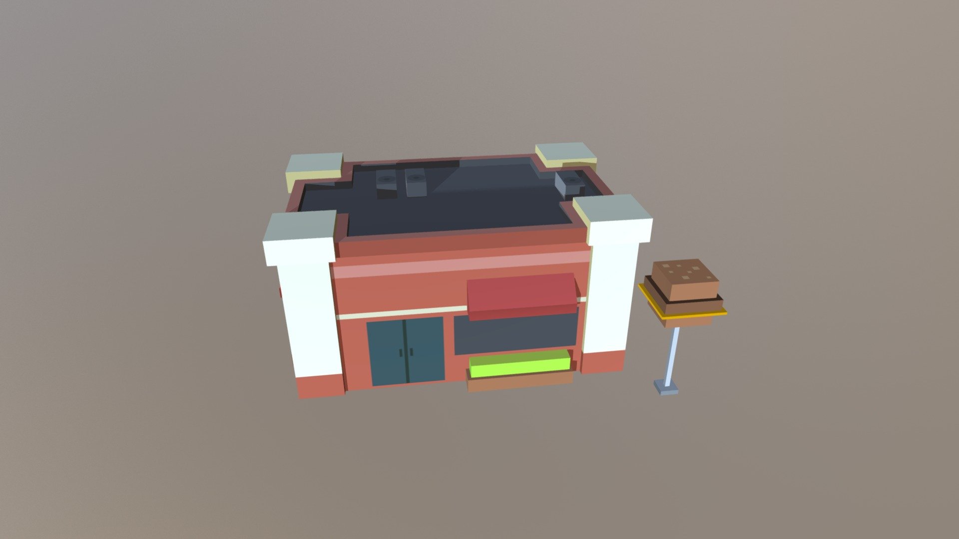 building_hanberg - 3D model by pyphehe [4de63be] - Sketchfab