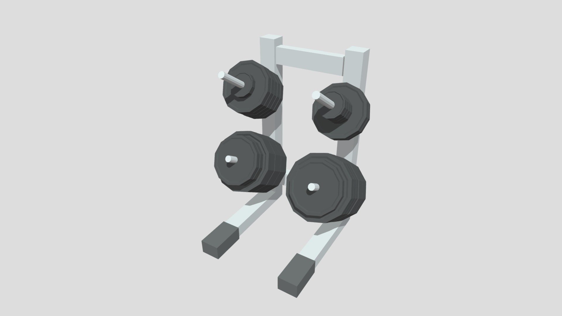 FREE LowPoly Crossfit - workout Weight - Download Free 3D model by ...
