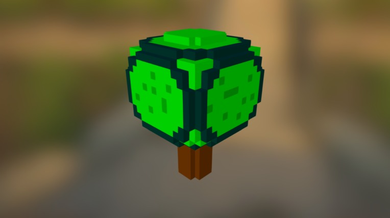 Retro Tree 1 - Download Free 3D model by Forger of Worlds ...