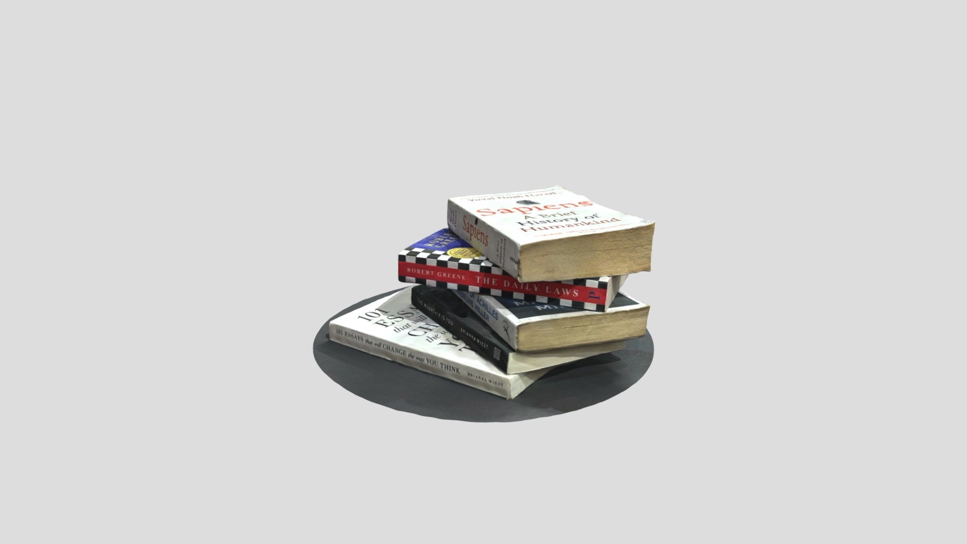 Books - 3D model by NityaShah [4de85ee] - Sketchfab