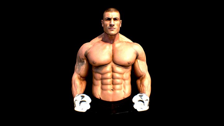 Bodybuilder 3D models - Sketchfab