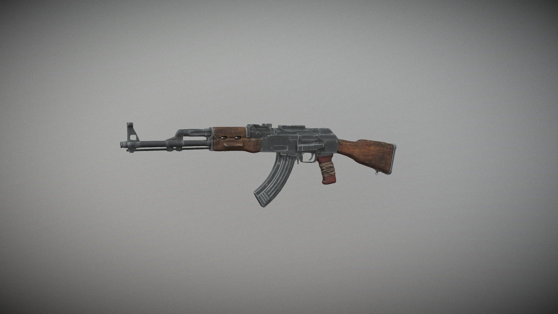 AKM Assault Rifle – High-Quality 3D Game Asset - Download Free 3D model ...