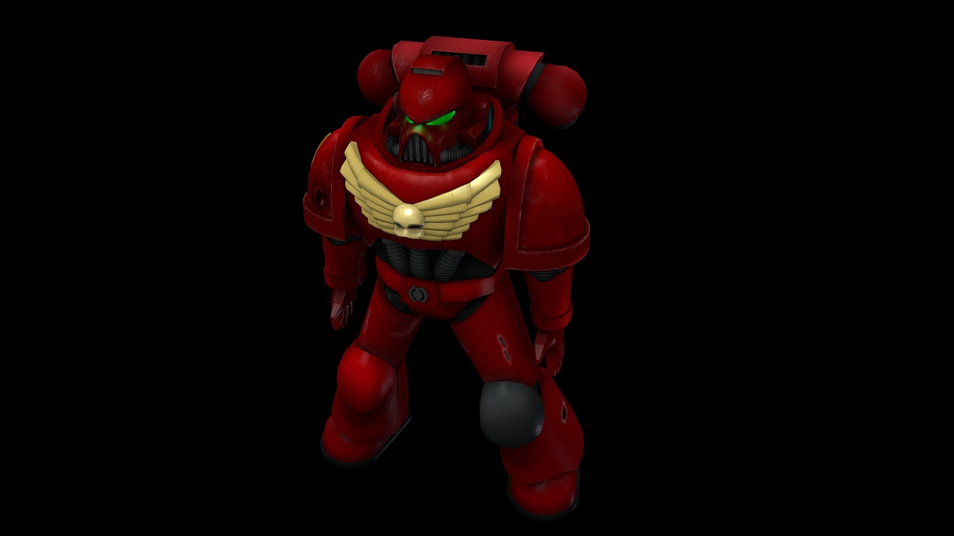 Space Marine - 3D model by ENGLWARB [4dea411] - Sketchfab