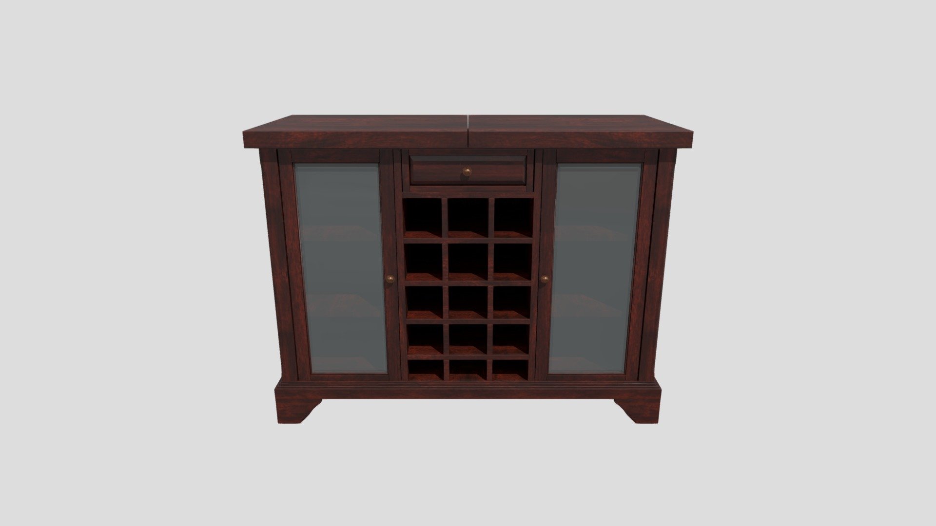 Bar Cabinet - 3D model by saransuman68 [4deba6a] - Sketchfab