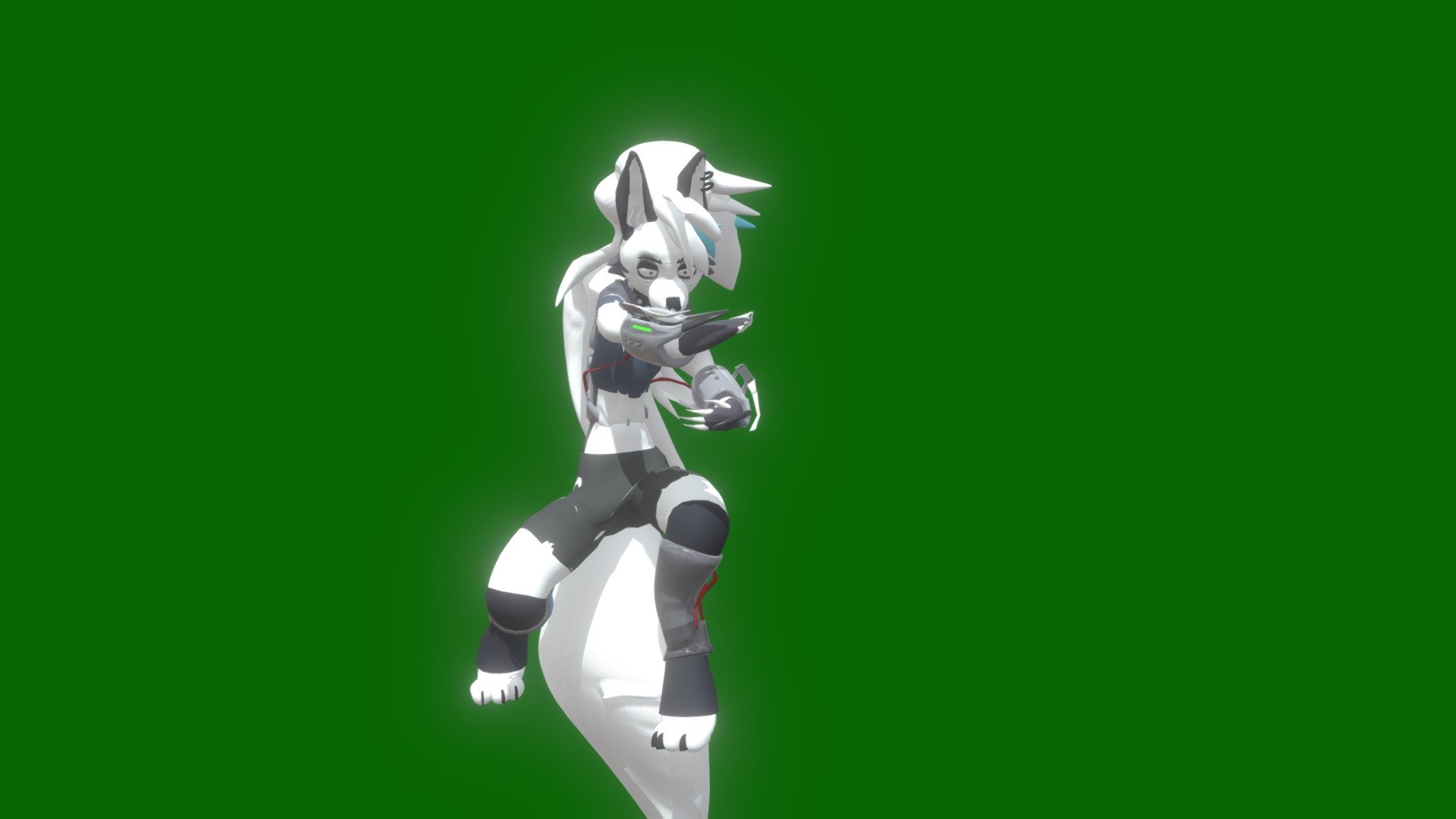 Helluva Boss Loona Rick Cyberware implants Fan m - 3D model by t.flores ...