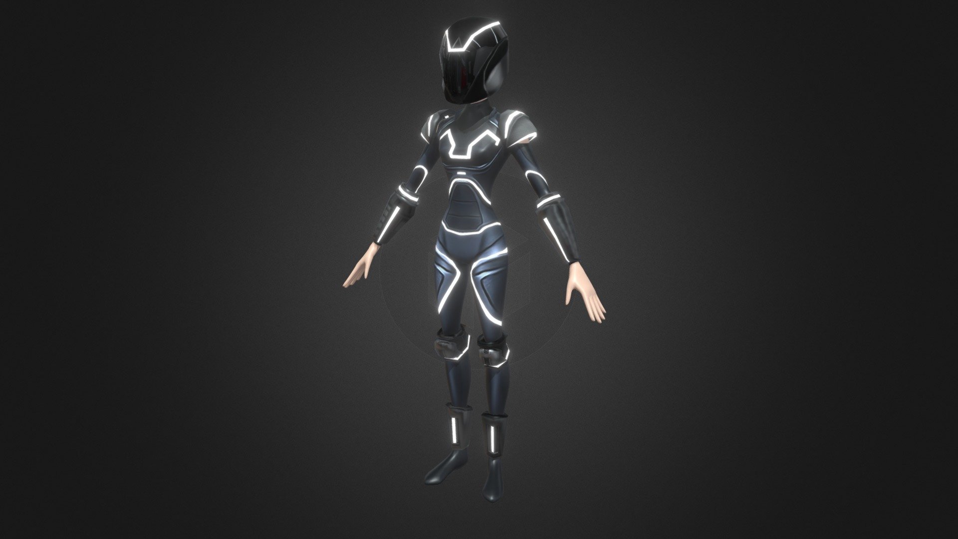 Female Program | Tron Evolution Battle Grids - 3D model by Shriker1 ...