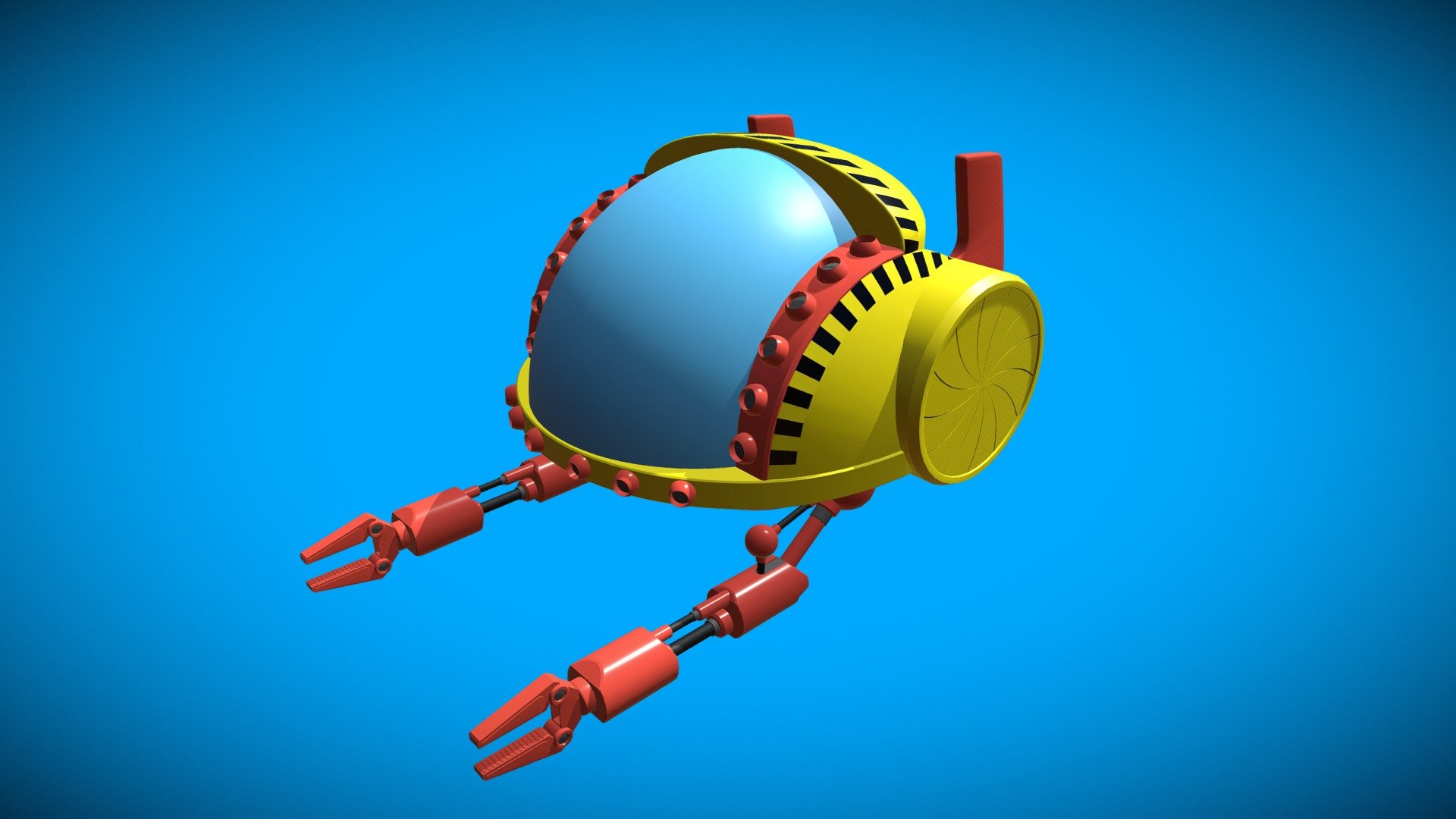 Submarine Work Pod Type Shigoto - Buy Royalty Free 3D model by ...