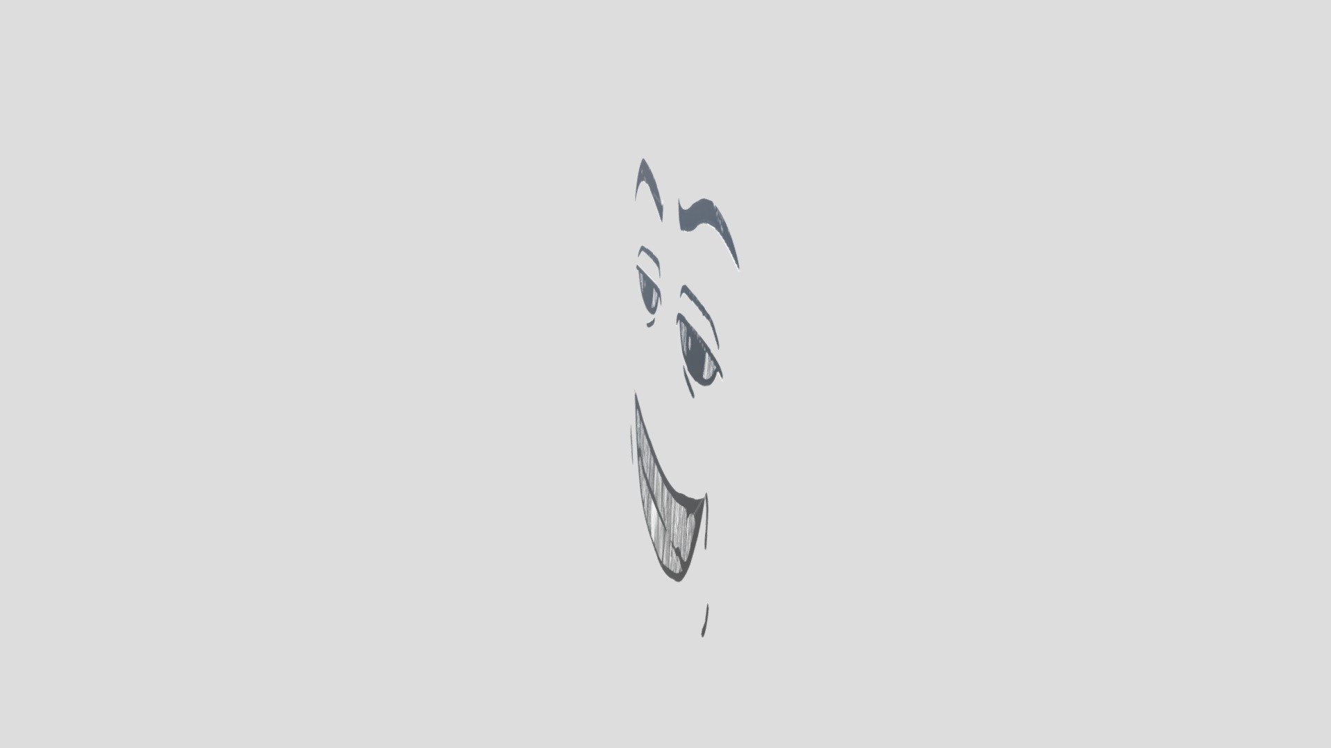 rizz face from roblox 3d model - Download Free 3D model by ...