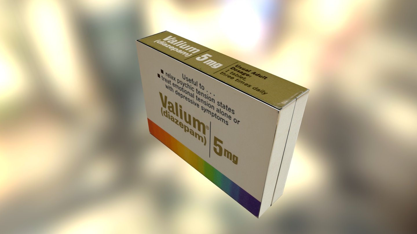 Valium 3D 1 - 3D model by njhistoryofmedicine [4df25b8] - Sketchfab