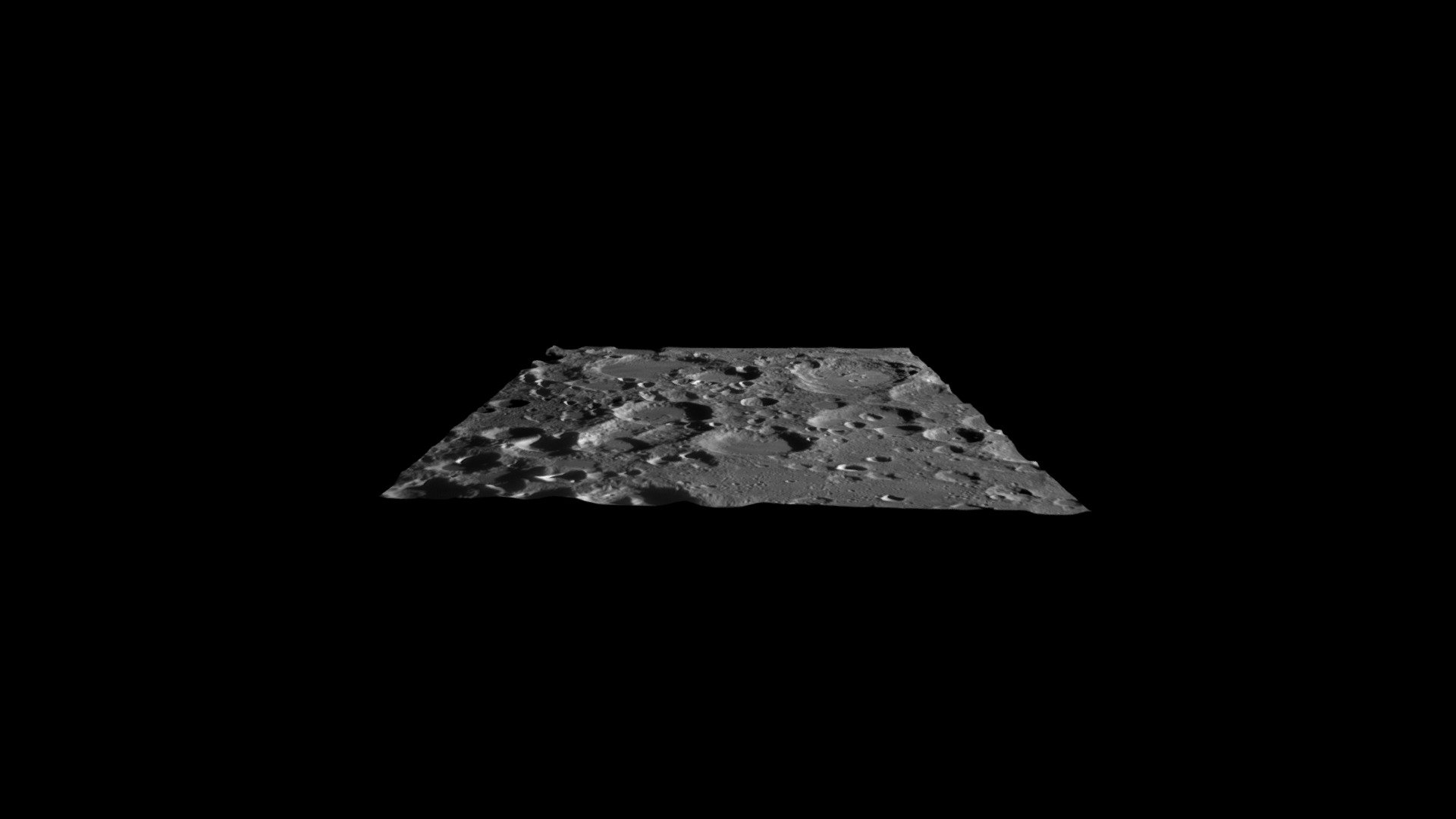 La Lune en 3D, région du cratère Stofler - 3D model by FM (@morinfa1 ...