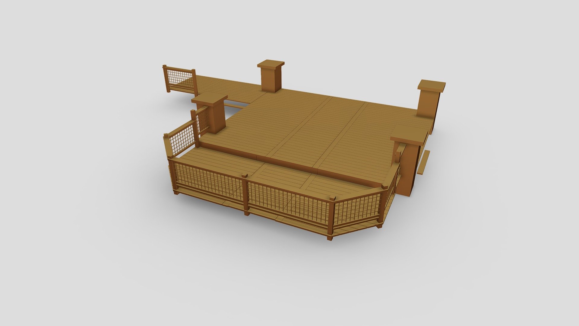 Deck4 - 3D model by CADtrends [4df2ce2] - Sketchfab