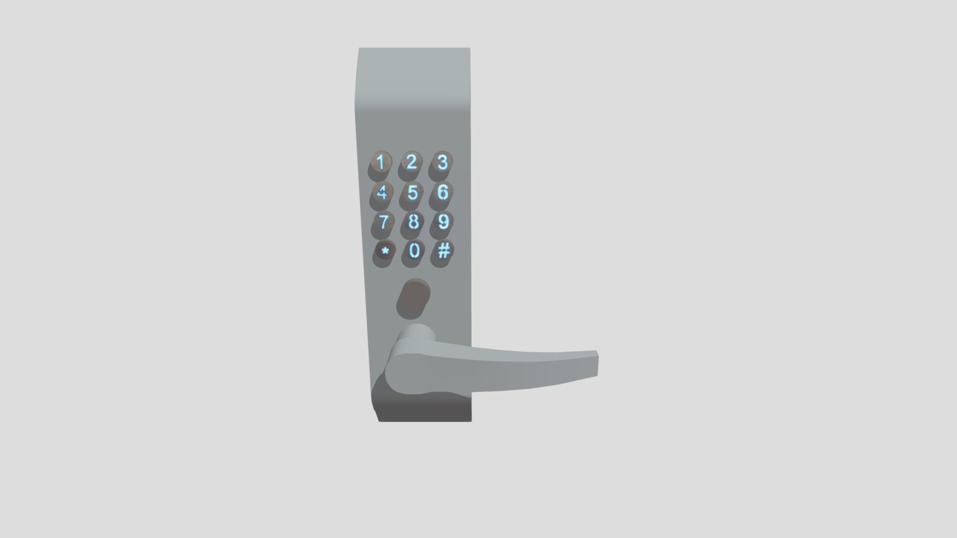 Code Lock Door Handle - 3D model by Maria Marks (@mmarksanimations ...