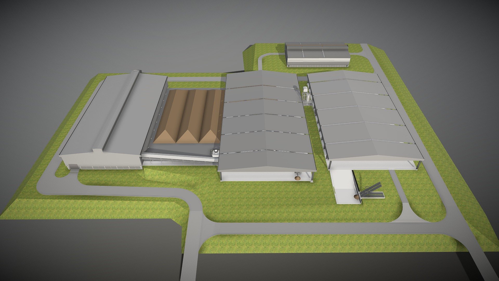 Factory layout - Buy Royalty Free 3D model by Jinda (@jindaarch ...