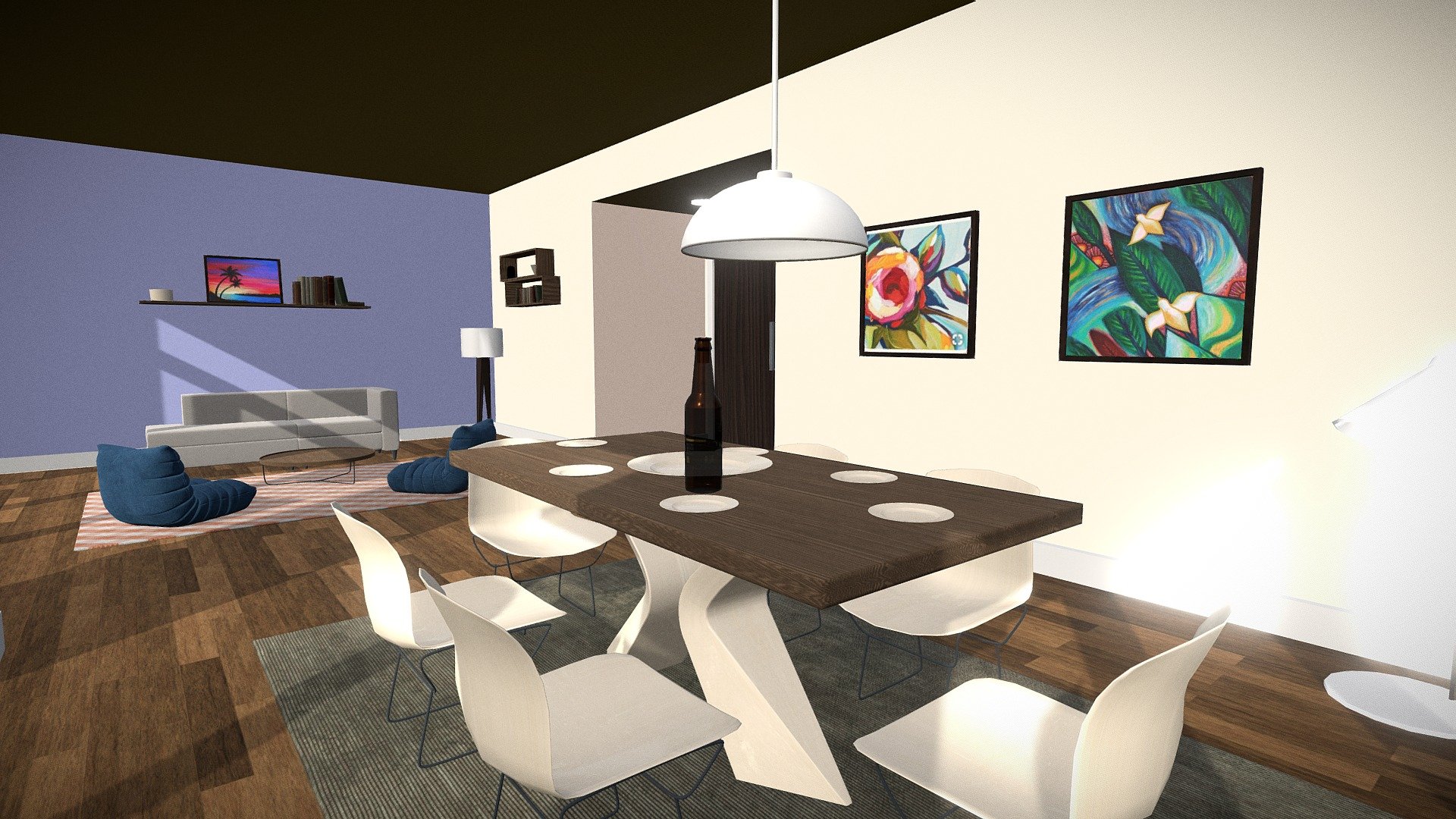 House Interior - Buy Royalty Free 3D model by Optic_idealist ...