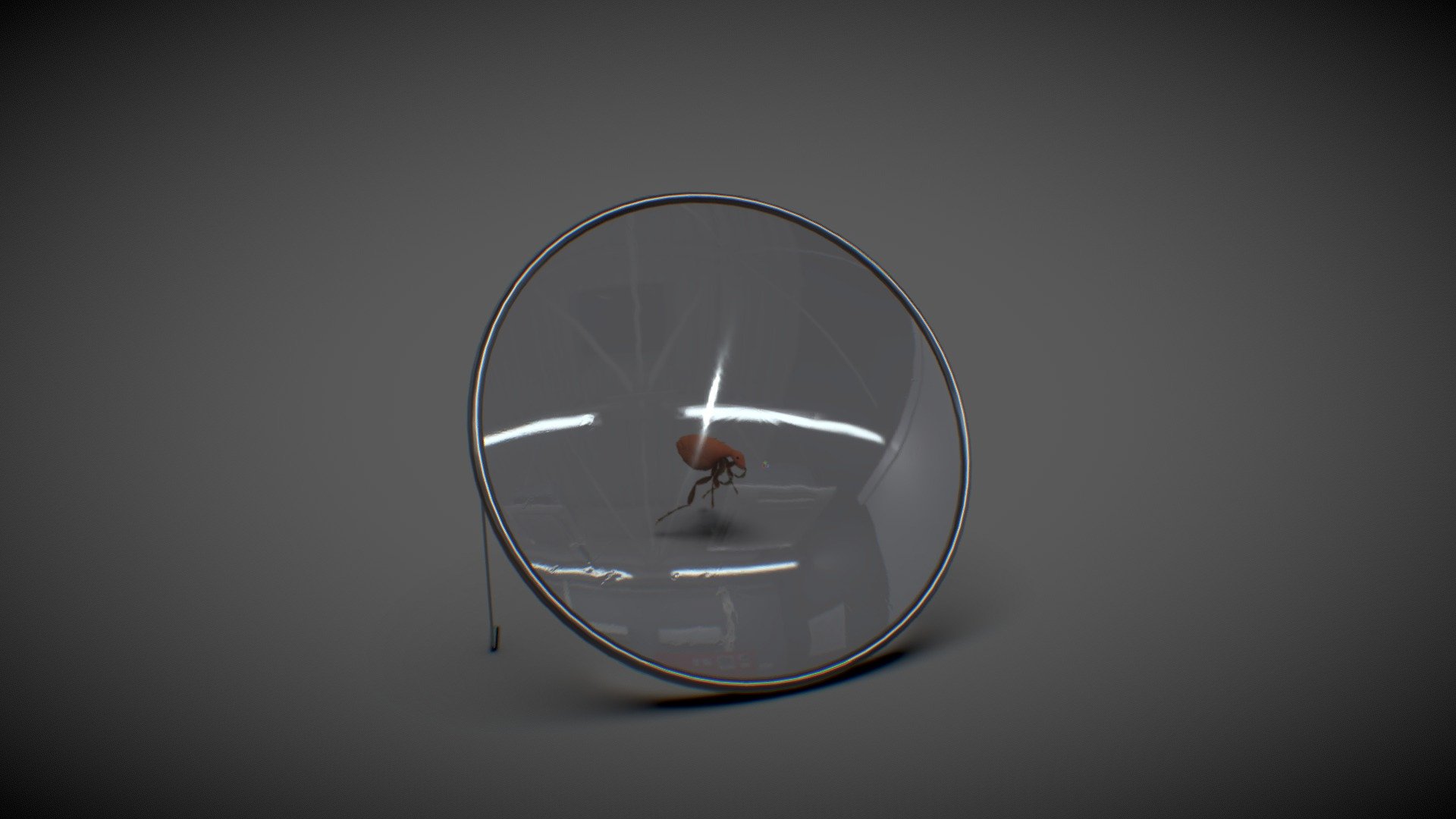 A flea with horseshoe and a pixel. - Download Free 3D model by Valger ...