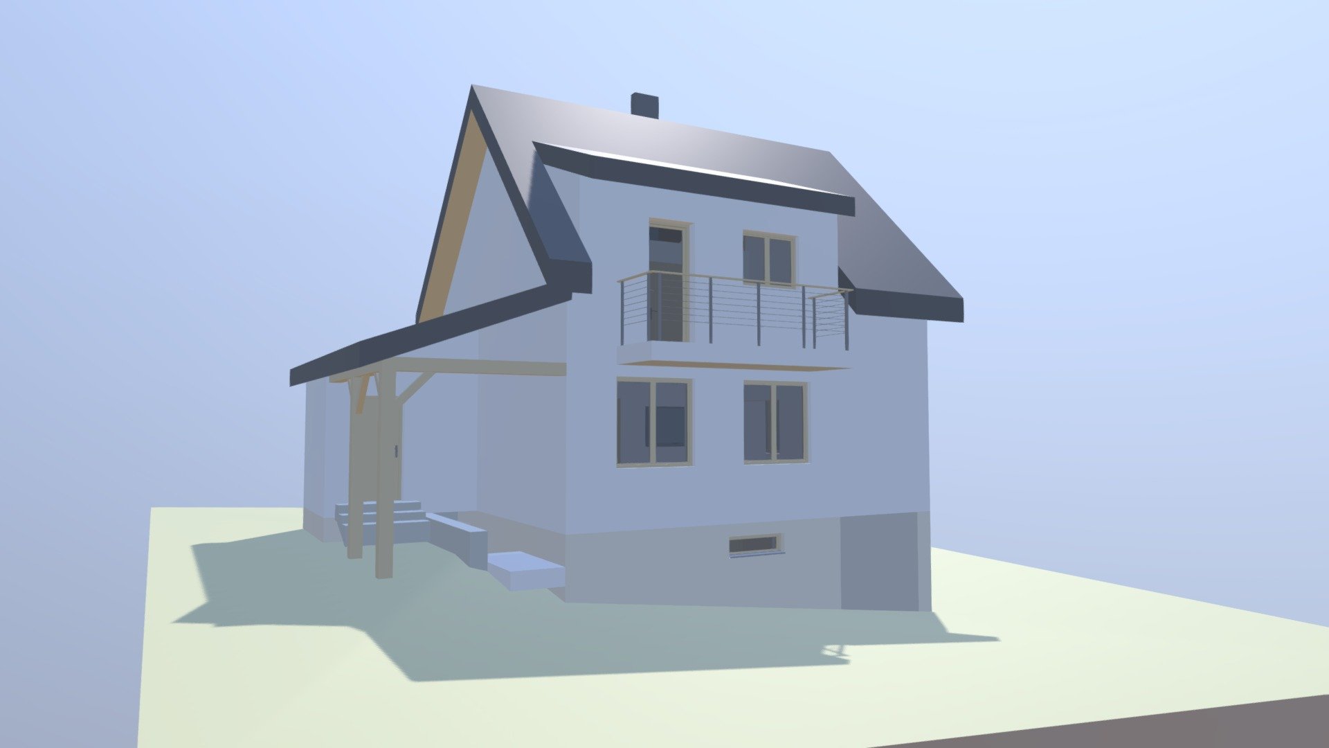 CHATA HB STUDIE - 3D model by j.urbanek [4df8027] - Sketchfab