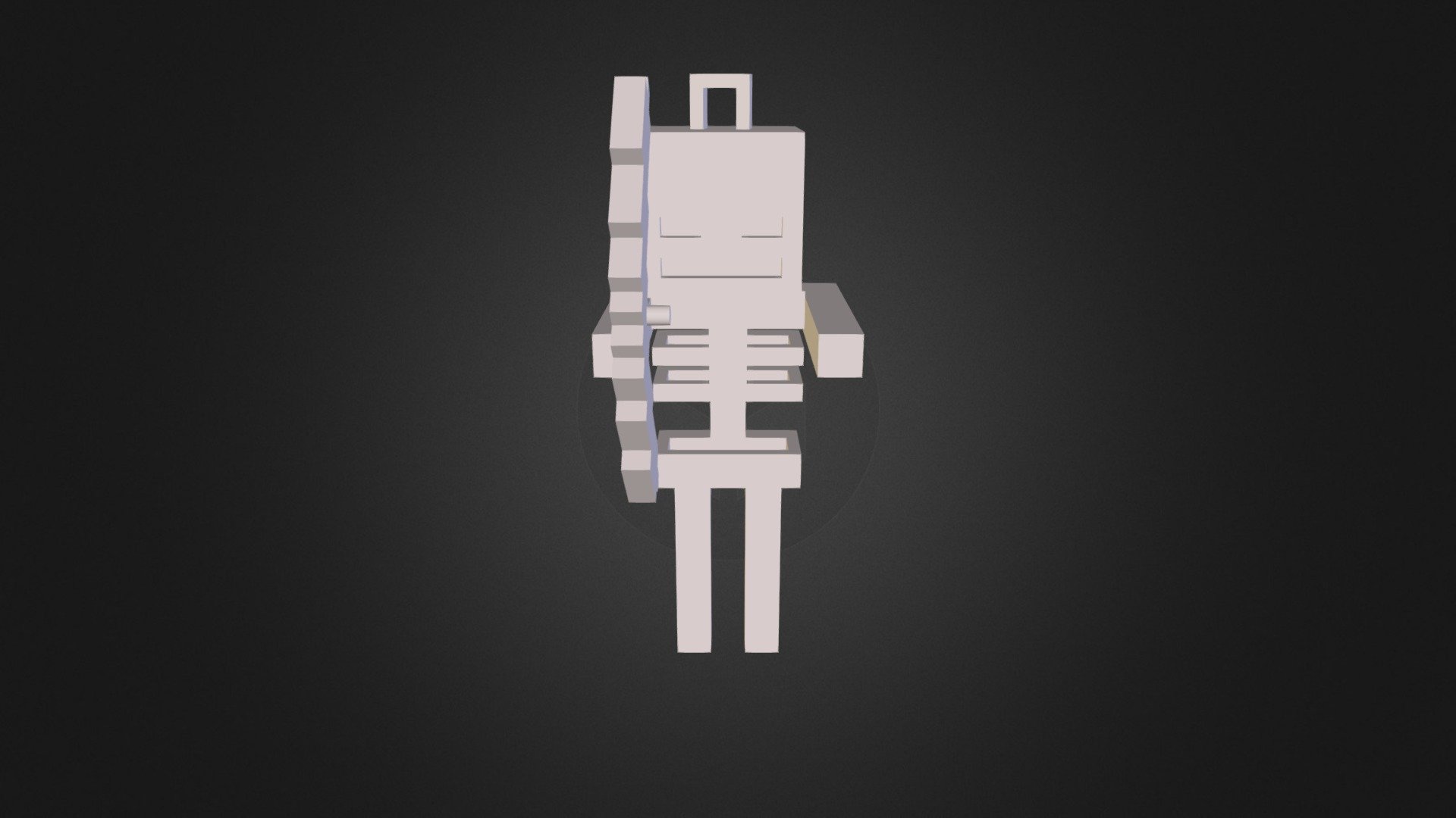 Minecraft Skelly - 3D model by 3dindustries [4df9269] - Sketchfab