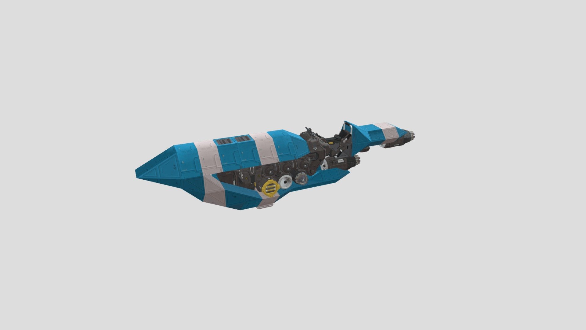 Khukuri Speeder Bike - 3D model by StupidoDiabolik [4dfb036] - Sketchfab