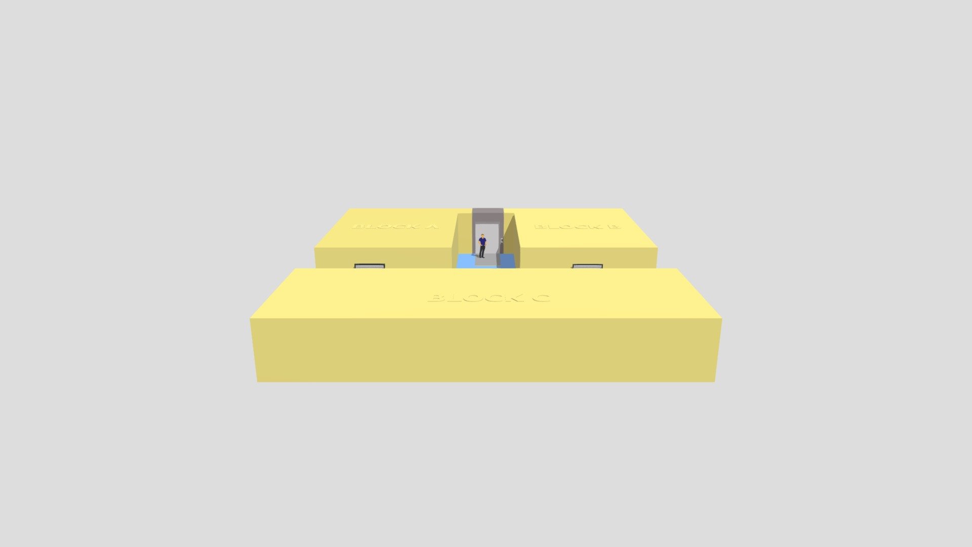 Simple Building 1 - 3D model by steven22 [4dfb4f1] - Sketchfab