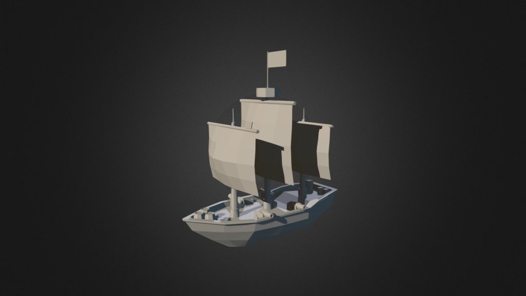 Low Poly Ship - 3D model by Mateus Maia Pontes (@mateusmaia) [4dfbd5a ...