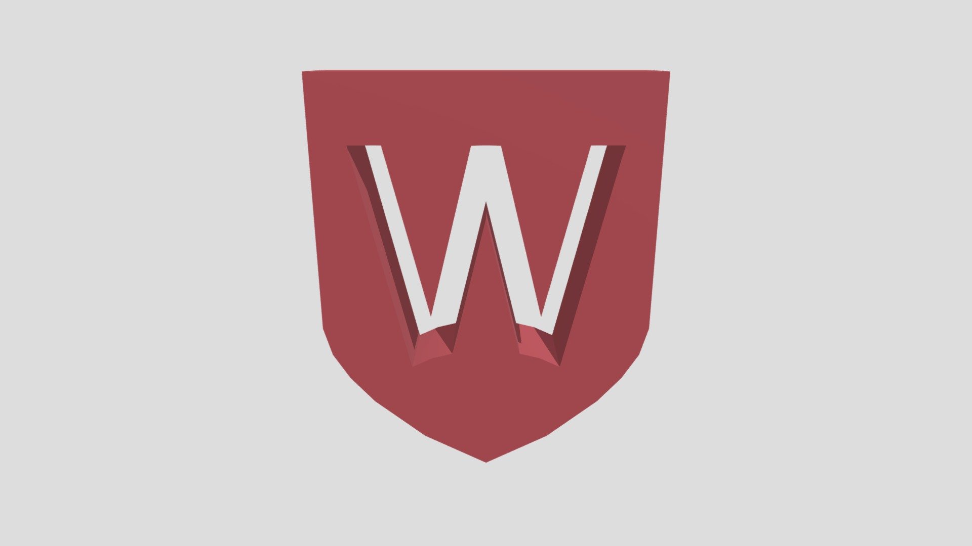 Uni Shield Logo - Download Free 3D model by Alex (@22025178) [4dfbdd8 ...