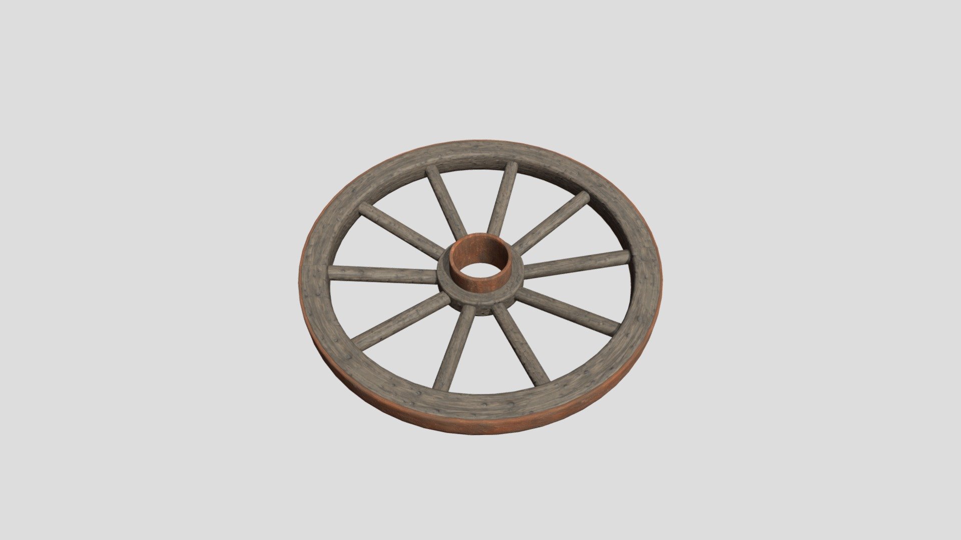 Cart Wheel - Buy Royalty Free 3D model by kambur [4dff485] - Sketchfab ...