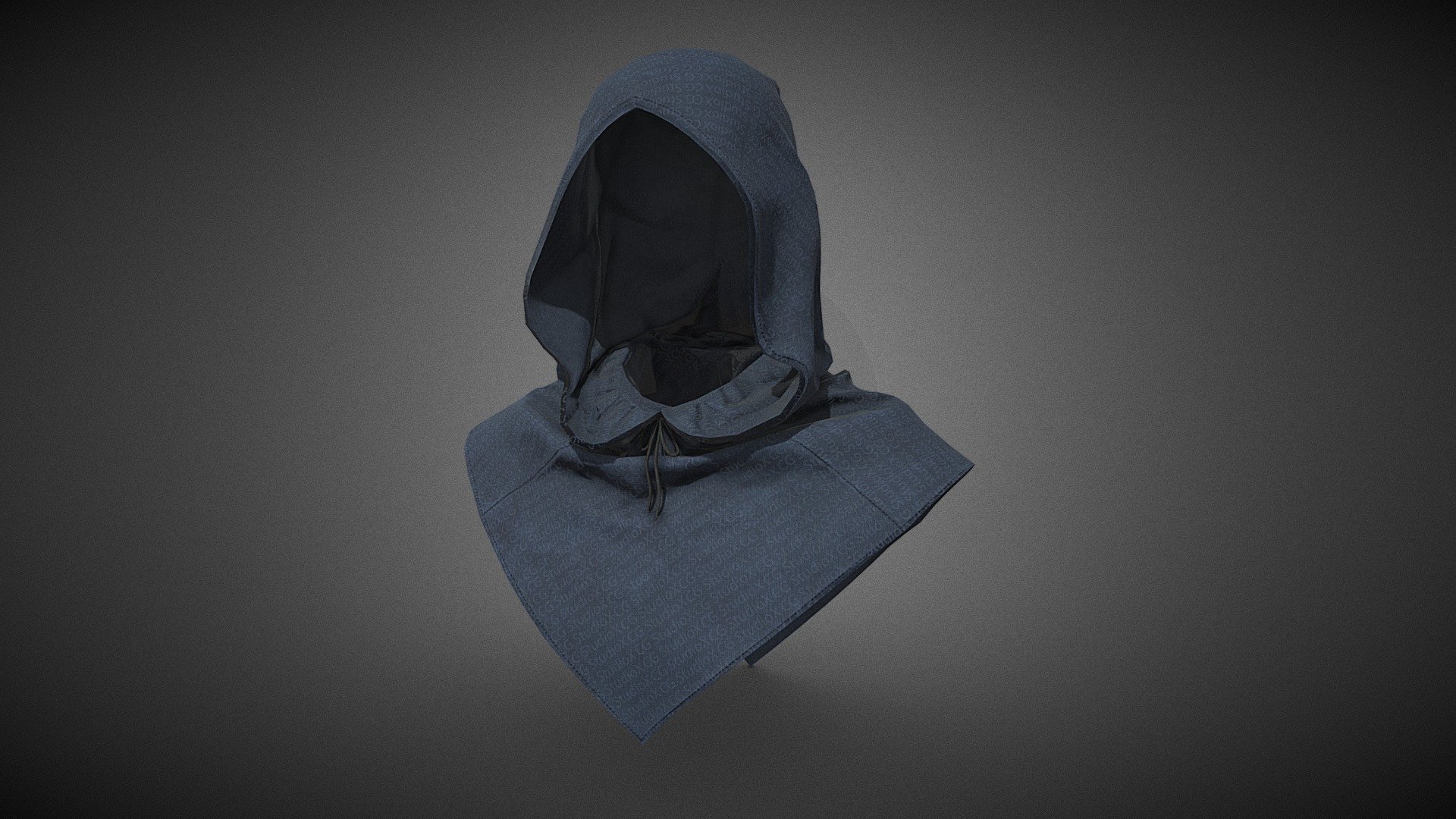 Blue Medieval Hood - Buy Royalty Free 3D model by CG StudioX (@CG ...