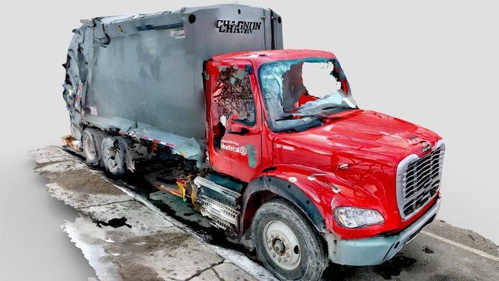 Garbage-truck 3D models - Sketchfab