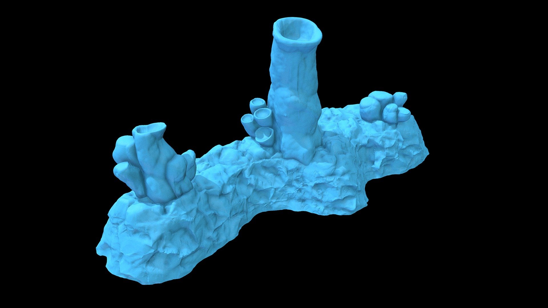 Cavern scenery alien lifeform 1-1 - 3D model by ngauge.es [4e00a89 ...