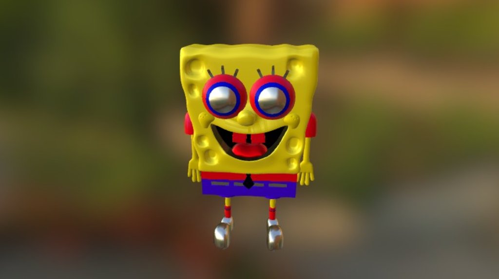 Spongebob-model - Download Free 3D model by bronywilson [4e00d9d ...