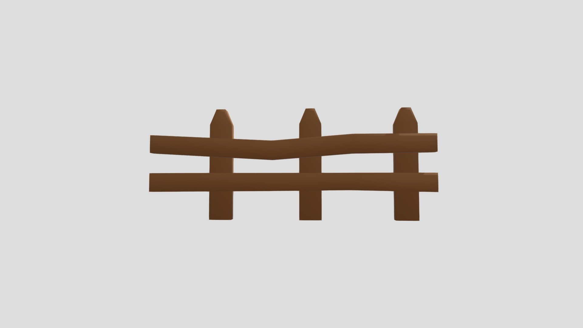 Fence - Download Free 3D model by CobblestoneFace [4e00fa2] - Sketchfab