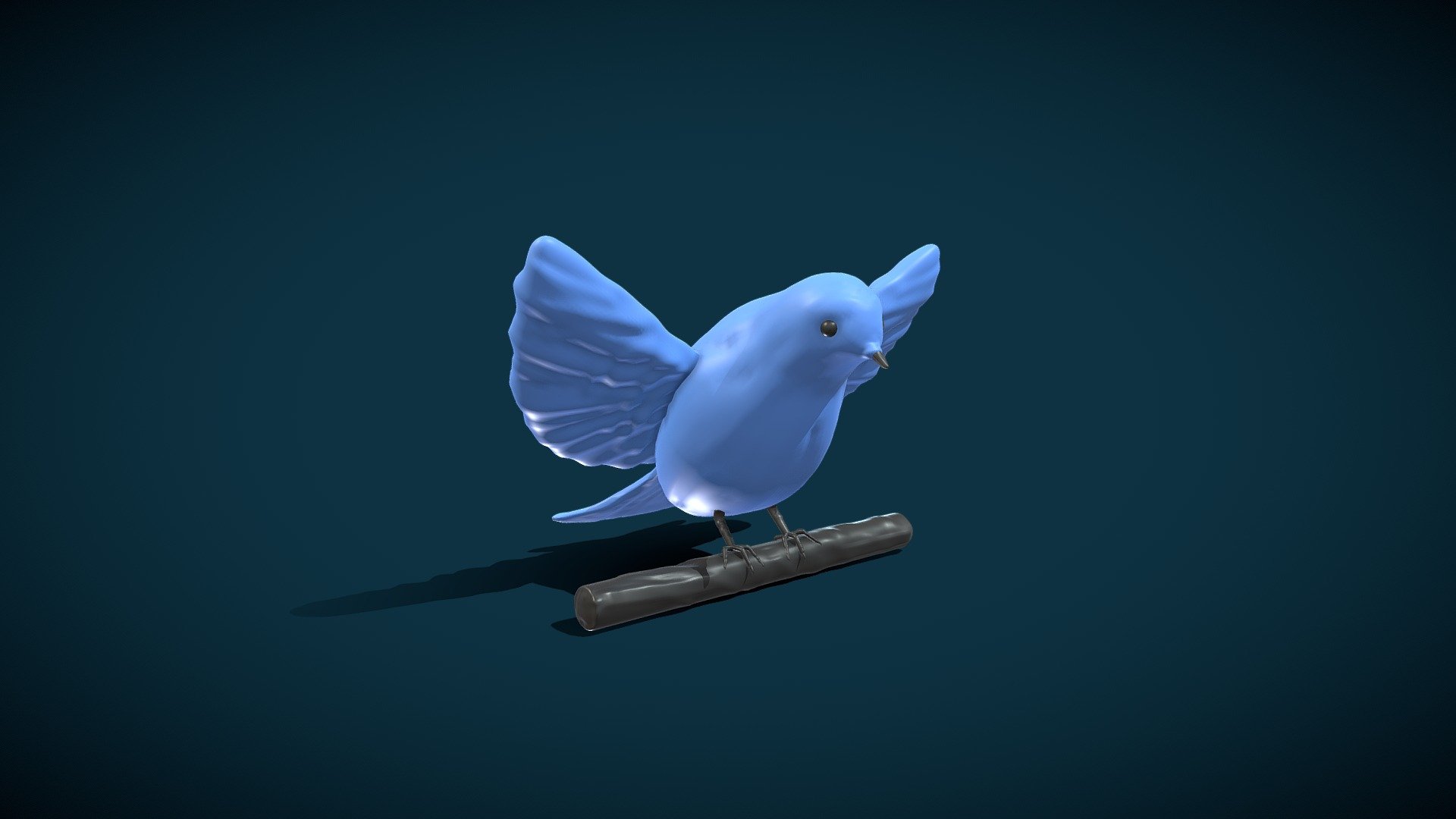 BLUEBIRD 3D Model - Buy Royalty Free 3D model by Sandeep Choudhary ...