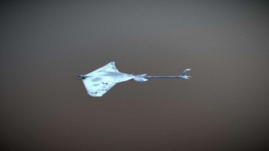 Animated flying ray (low poly) - 3D model by loic_LEMIERE [4e02556 ...