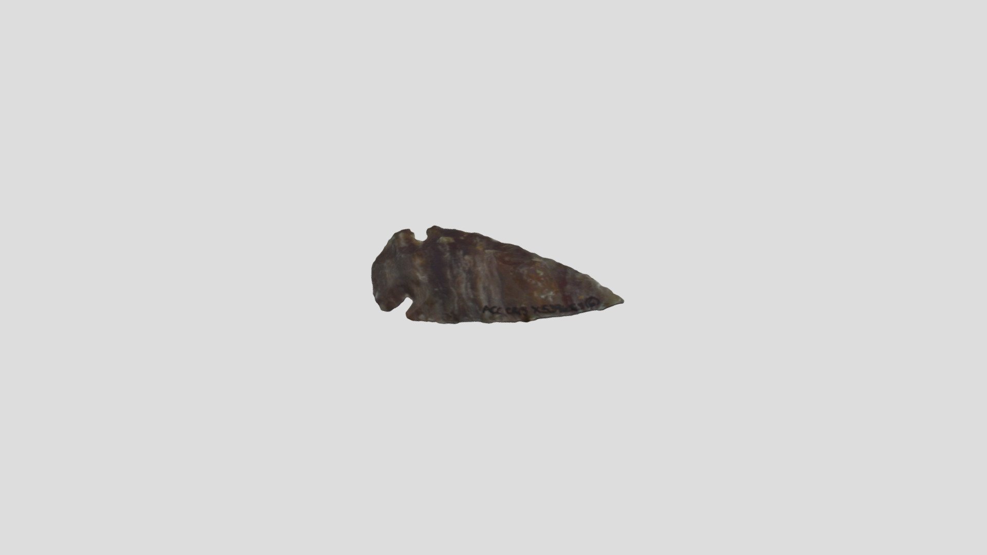 Flint arrowhead - 3D model by Aberdeen City Libraries ...