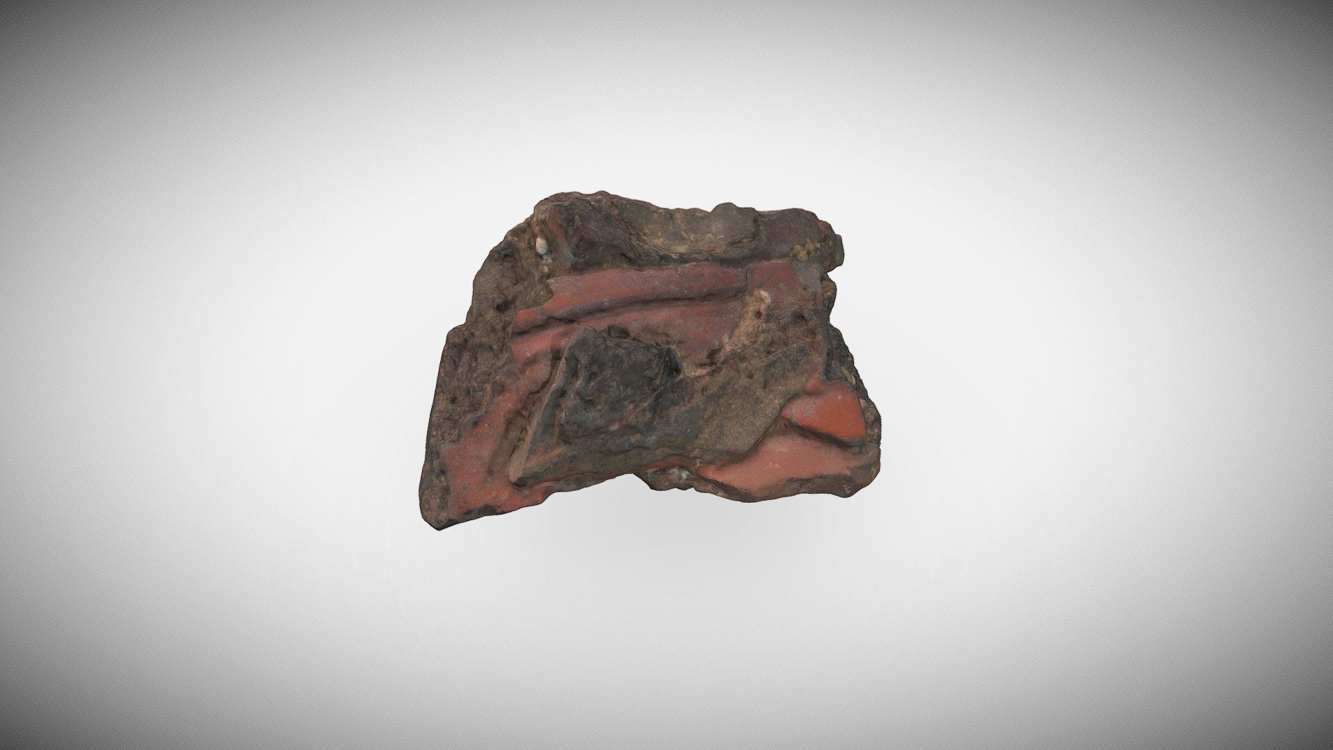 Melted Roman Samian ware from a fire - 3D model by Southampton Cultural ...