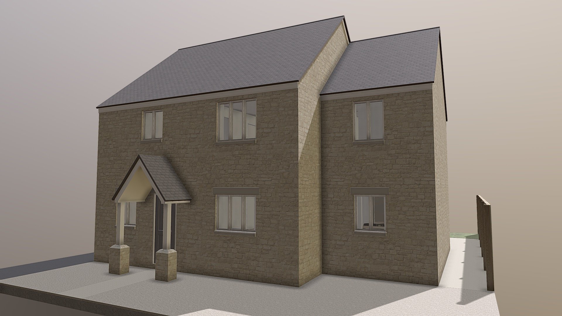 First-floor Extension - 3D model by Somerset Architectural (@Somerset ...