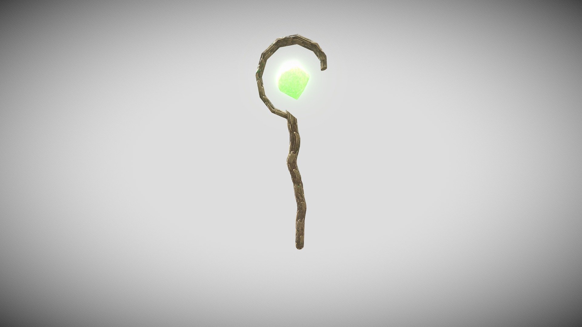 Druid Staff - 3D model by dragilian [4e05e84] - Sketchfab
